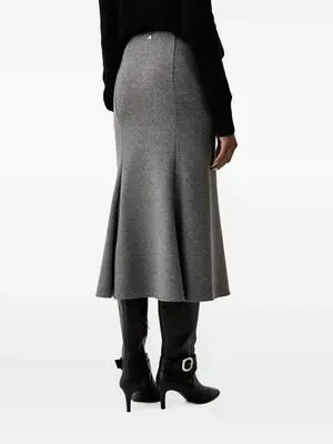 Patrizia Pepe Panelled Trumpet Midi Skirt