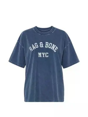 Rag & Bone University Alex Logo-print T-shirt - Blue
