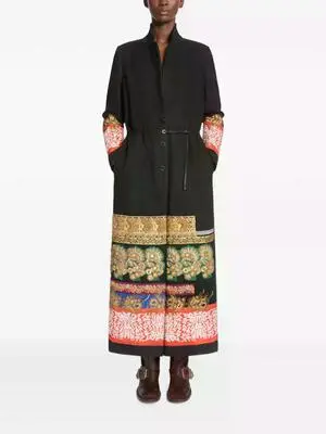 Dries Van Noten Embroidered Wool Coat
