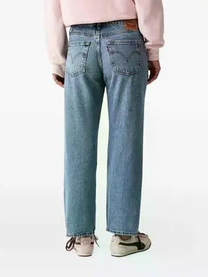 LEVI'S Mid-wash Straight-leg Jeans