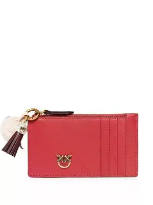 Pinko Love Birds Card Holder - Red