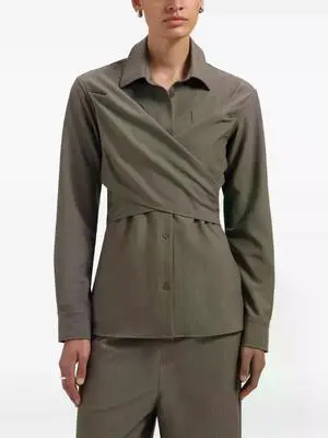 OLAF Wrap-panel Long-sleeve Shirt