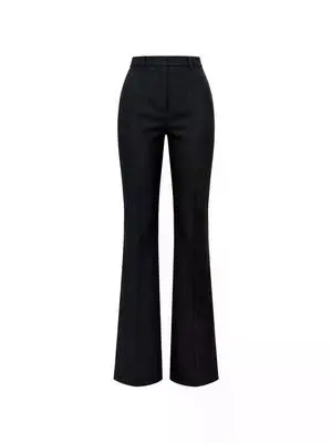 Veronica Beard Gracie Flared Trousers - Black