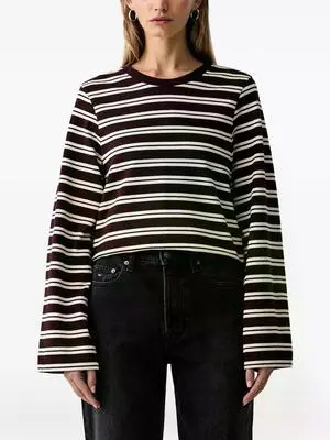 Barbour Horizontal-stripe Long-sleeve T-shirt - Brown