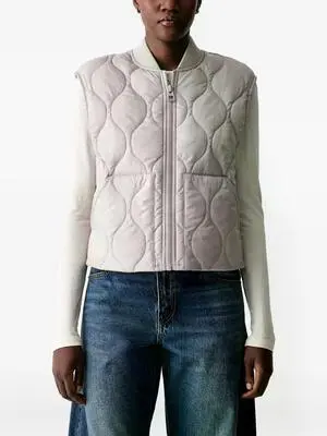 Marc O'polo Quilted Gilet - Grey