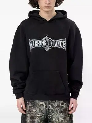 MARKING DISTANCE Crusade Logo-print Hoodie