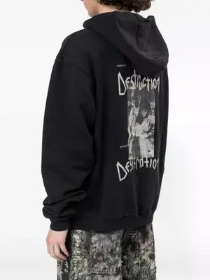 MARKING DISTANCE Crusade Logo-print Hoodie