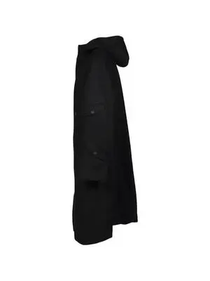 Yohji Yamamoto Hooded Military Coat