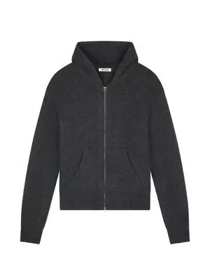OLAF Zip-up Knit Cardigan - Grey