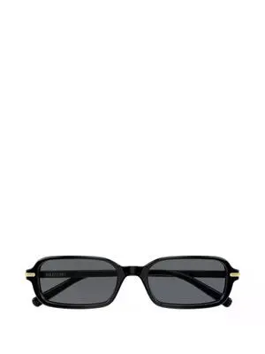Valentino Garavani Vlogo Rectangle-frame Sunglasses - Black