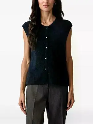 MOS MOSH Almine Button-up Sleeveless Cardigan