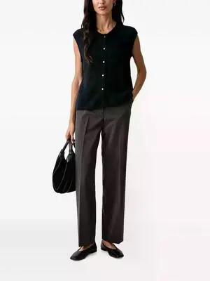 MOS MOSH Almine Button-up Sleeveless Cardigan