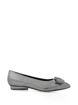 FERRAGAMO Viva Bow-detail Flat Pumps