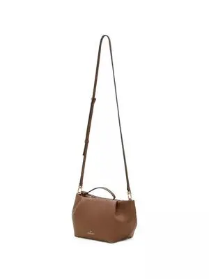 LA PORTEGNA Small Martita Leather Clutch Bag
