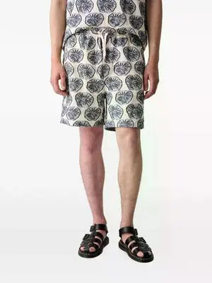 LES DEUX Dahlia Jacquard Shorts - Neutrals