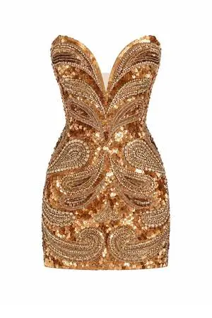 Retrofete Circe Embroidered Dress