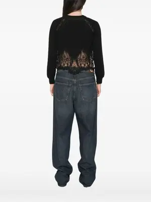 Ermanno Scervino Cashmere Lace Cardigan