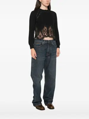 Ermanno Scervino Cashmere Lace Cardigan