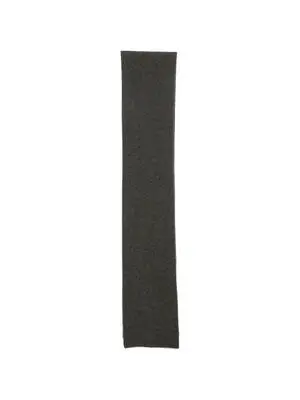 N.peal Ribbed Cashmere Scarf - Grey