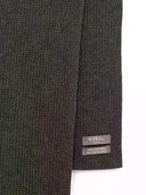 N.peal Ribbed Cashmere Scarf