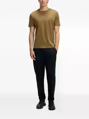 BOSS X Porsche Mercerized-cotton T-shirt With Glossy Logo