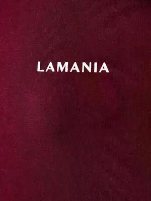 LA MANIA Logo-print Crew-neck T-shirt