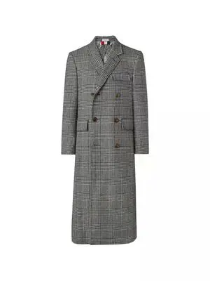 Thom Browne Wool Chesterfield Overcoat - Grey
