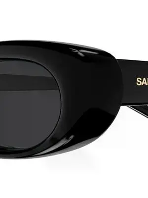 Saint Laurent Sl 557 Shade Plump Oval-frame Sunglasses
