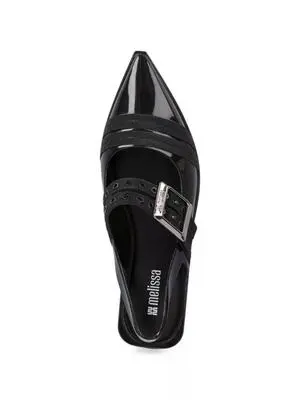Melissa Buckle-fastening Slingback Ballet Flats