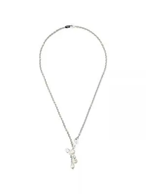 VIVIENNE WESTWOOD Claude Pearl Pendant Necklace - Silver