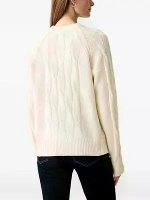 COLMAR Cable-knit Raglan-sleeve Sweater