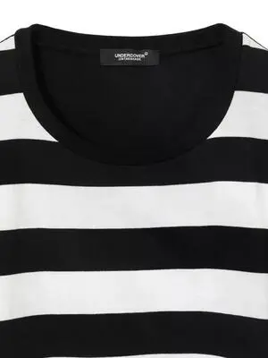 Undercover Striped Zip-pocket Sweater