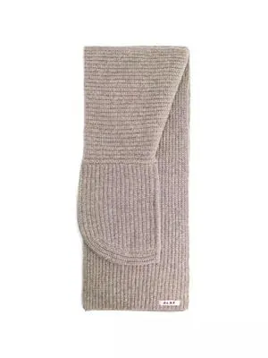 OLAF Ribbed-knit Hooded Scarf
