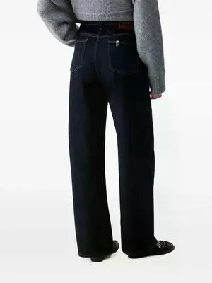 Liu Jo Straight Jeans With Asymmetric Waistband