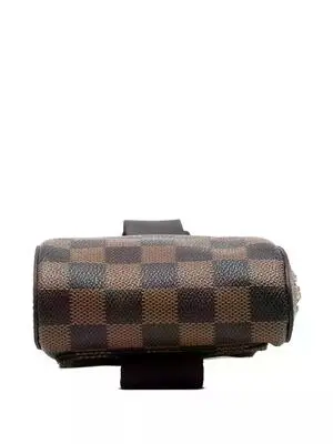 LOUIS VUITTON 2002 Damier Ebene Geronimos Crossbody Bag