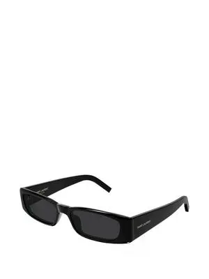 Saint Laurent Sl 942 Rectangle-frame Sunglasses - Black