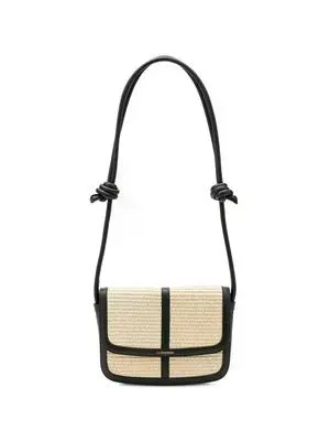 LA PORTEGNA Lucía Yute Shoulder Bag - Neutrals