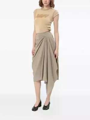 ENTIRE STUDIOS Fleur Asymmetrical Draped Skirt