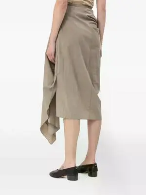 ENTIRE STUDIOS Fleur Asymmetrical Draped Skirt