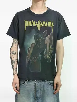 JUN/NAKAYAMA Make Love Graphic-print Washed T-shirt