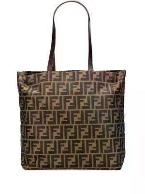 Fendi 20th Century Zucca Canvas Tote Bag
