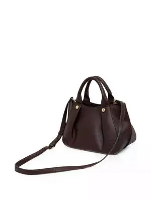 ERMANNO FIRENZE Logo-plaque Pleated Tote Bag