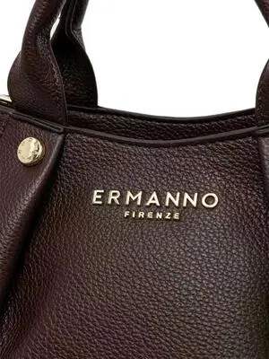 ERMANNO FIRENZE Logo-plaque Pleated Tote Bag
