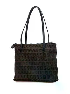 Fendi 2000-2010 Zucchino Canvas Tote Bag