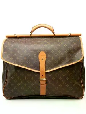 LOUIS VUITTON 1994 Monogram Sac Chasse Hunting Bag Travel Bag - Brown