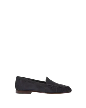 Veronica Beard Prilla Suede Loafer - Navy
