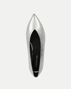 Veronica Beard Bancroft Metallic Flat