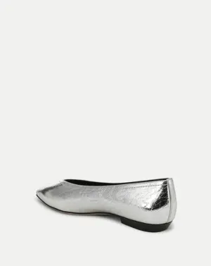 Veronica Beard Bancroft Metallic Flat