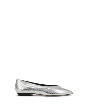 Veronica Beard Bancroft Metallic Flat