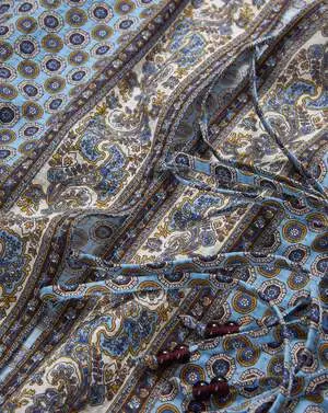 Veronica Beard Eva Scarf-print Blouse